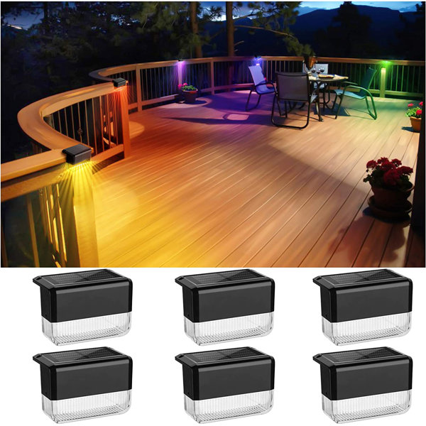 Solar-deck-railing-lights | Wayfair