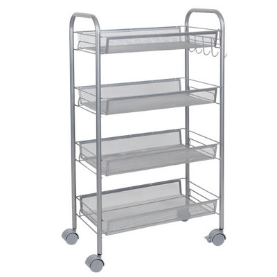 Ktaxon 4 Layers Rolling Utility Cart & Reviews | Wayfair