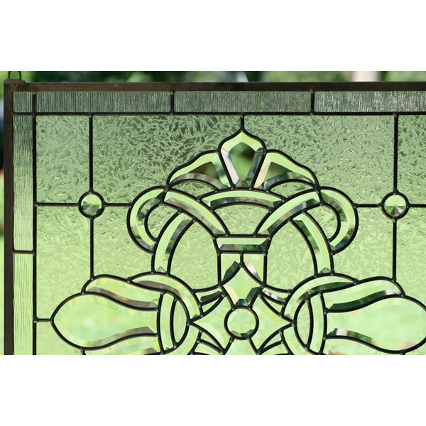 Red Barrel Studio® Stained Glass Beveled Window Panel | Wayfair