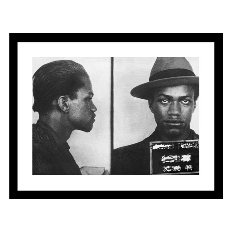 Venice Beach Collections Malcolm X 1944 Mugshot Photos - Picture Frame ...