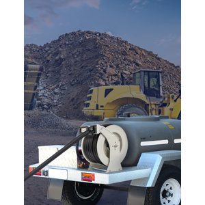 Domccy® Fuel Hose Reel 1" x 50' Spring Driven Retractable Diesel Hose ...