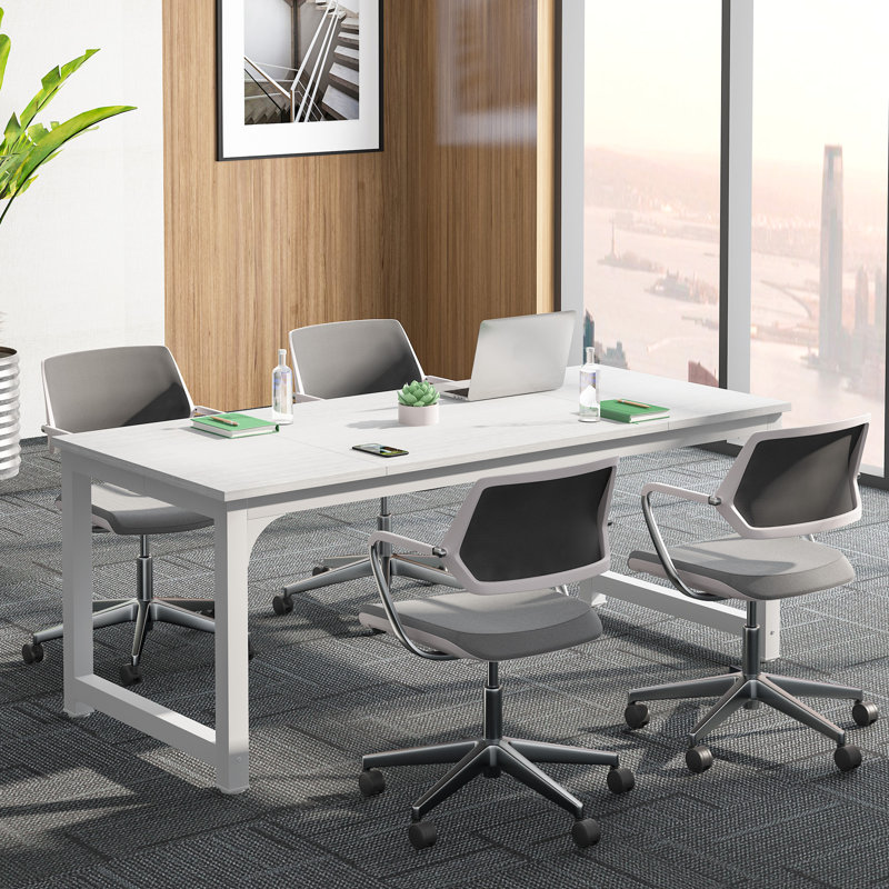 Inbox Zero Chimkasi Rectangular Conference Table & Reviews | Wayfair