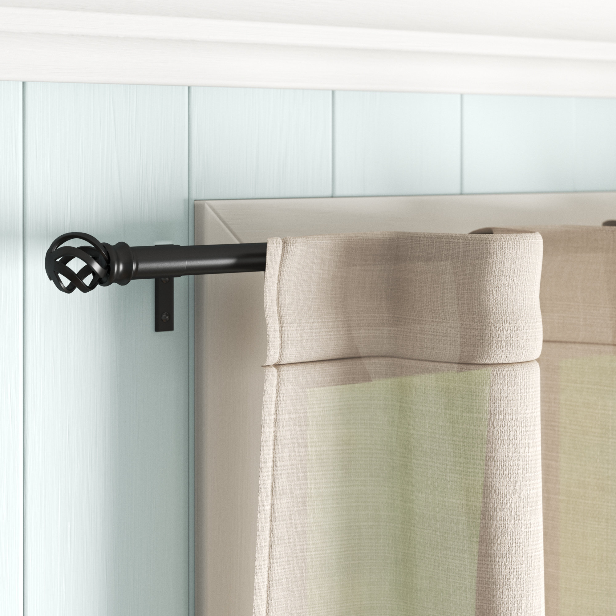 Fleur De Lis Living Propes Adjustable Overall Width x 0.75'' Diameter ...