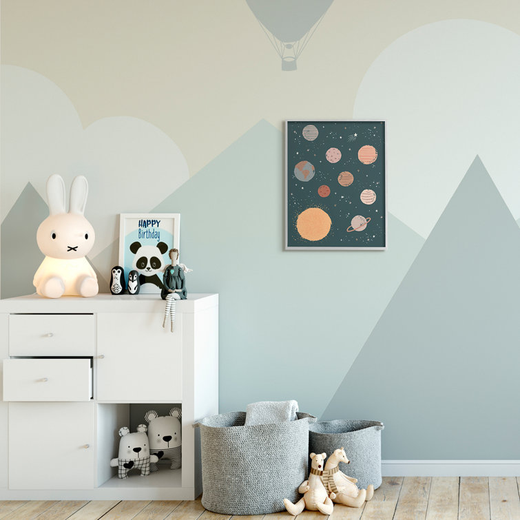 Isabelle & Max™ Solar System Sun Planets Earth Shooting Stars | Wayfair