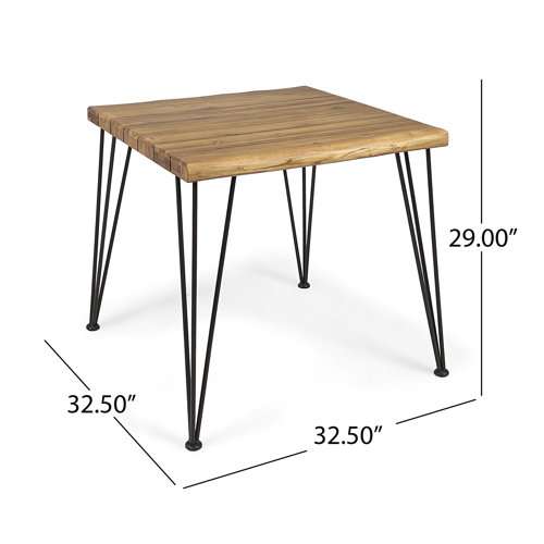 Charlton Home® Kendig Outdoor Dining Table & Reviews | Wayfair