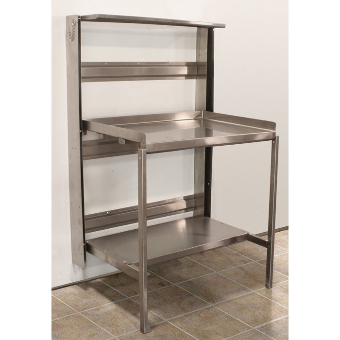 PVIFS Rolling Prep Table with Stainless Steel Top | Wayfair