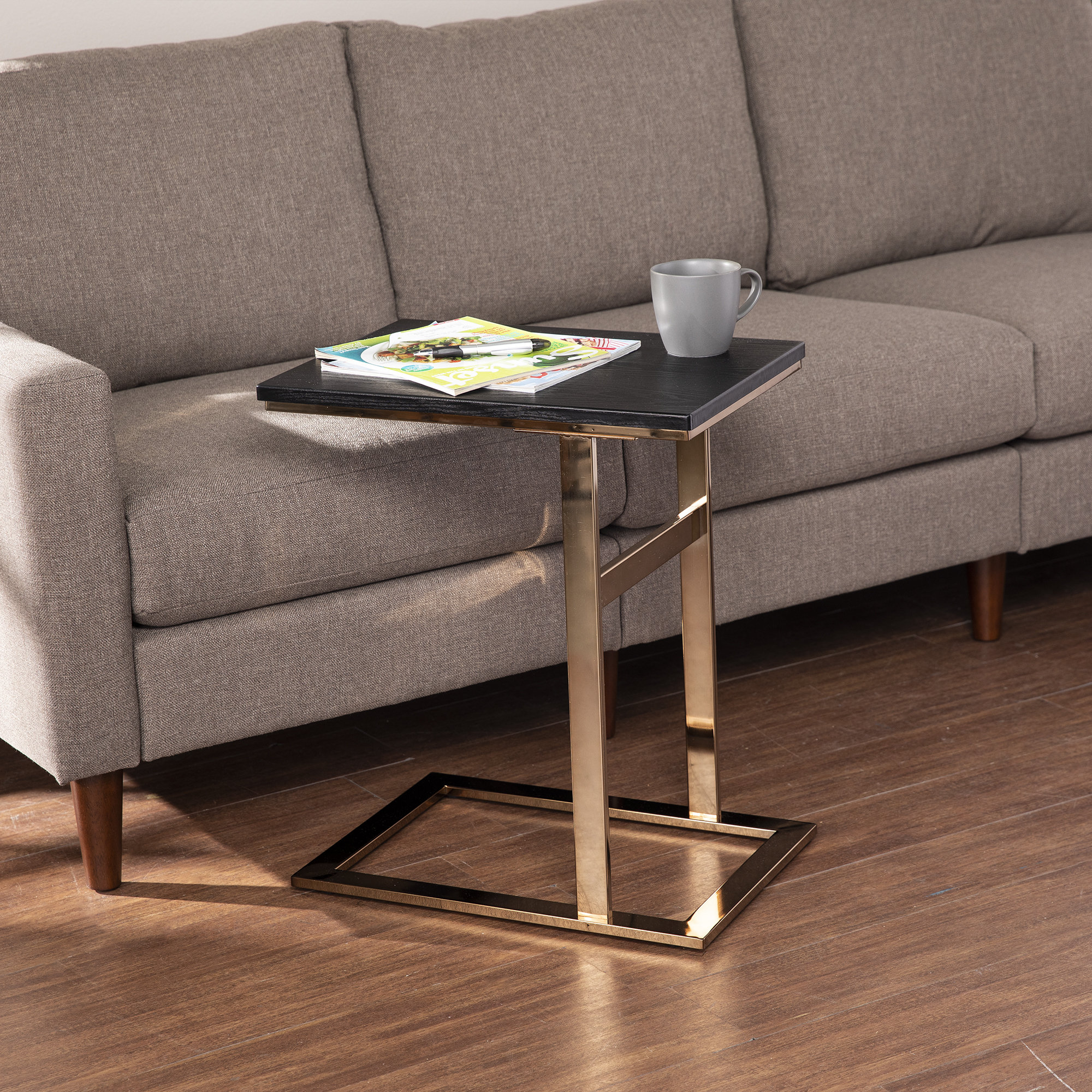Everly Quinn 24.25'' Tall C Table End Table | Wayfair