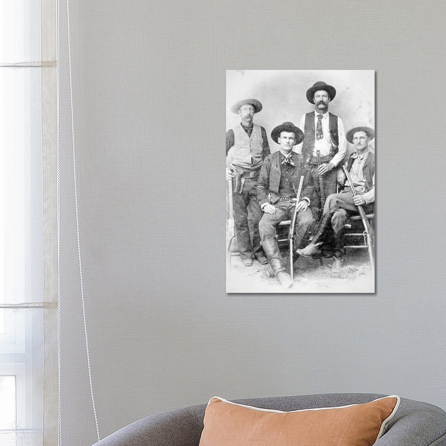 ClassicLiving Texas Rangers Armed With Revolvers And Winchester Rifles ...