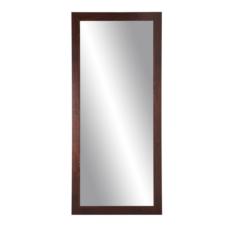 Charlton Home® Longmeadow Rectangle Wood Mirror & Reviews | Wayfair