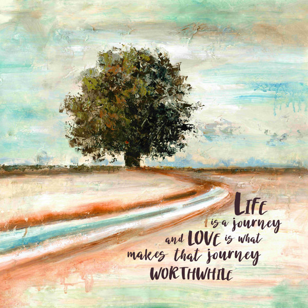 Winston Porter Life Journey Tree - Wrapped Canvas Print | Wayfair