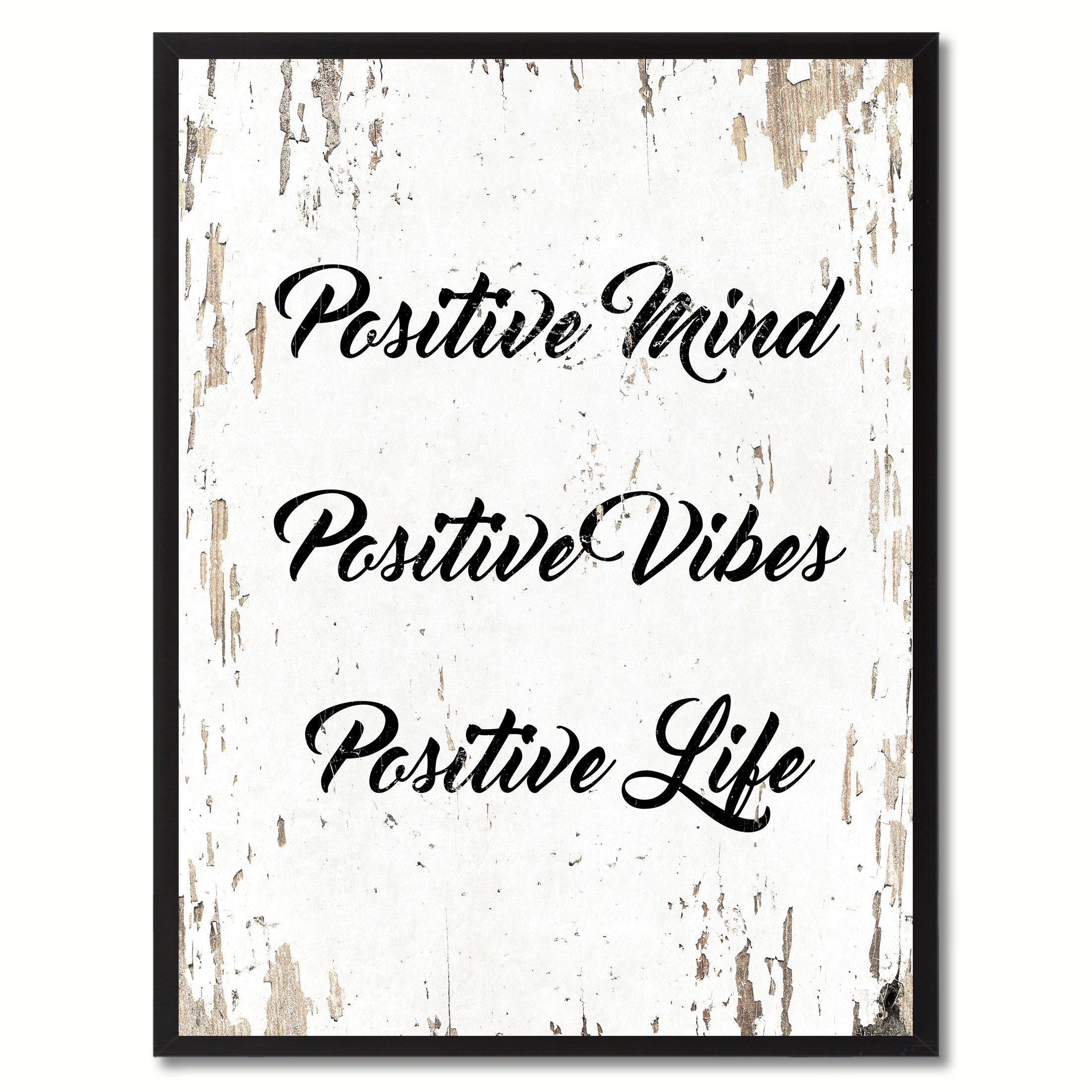 Ebern Designs Positive Mind Positive Vibes Positive Life Inspirational ...