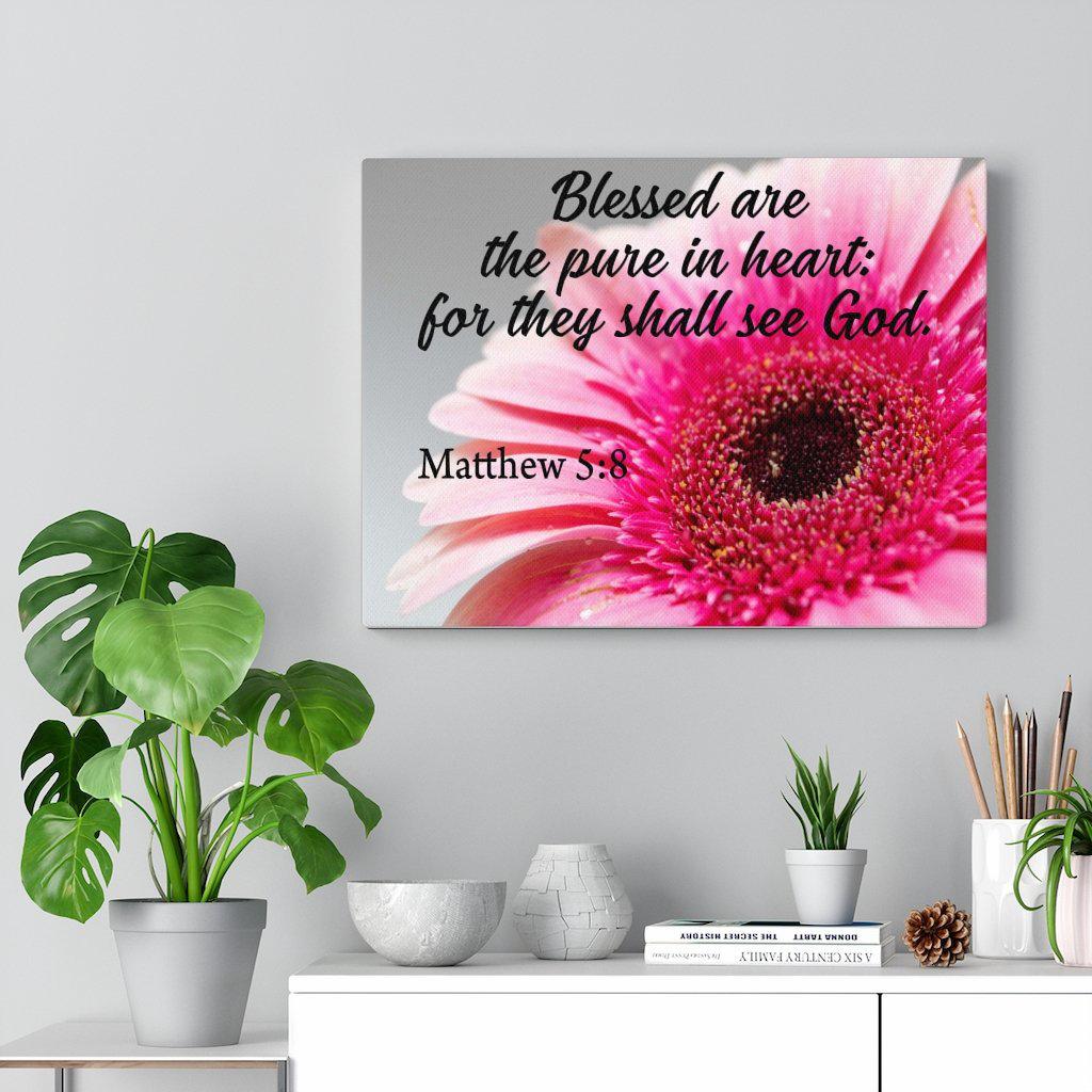 Express Your Love Gifts Pure In Heart Matthew 5:8 Christian Wall Art ...