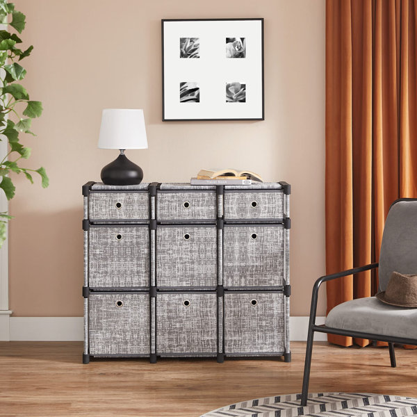 Cube Storage Unit With Canvas Drawers | Wayfair.co.uk