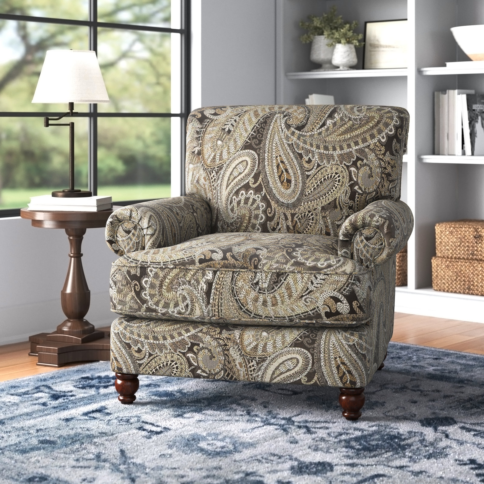Three Posts™ Freda Upholstered Armchair & Reviews | Wayfair