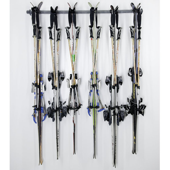 Monkey Bar 6 Ski Storage Wall Mounted Rack & Reviews | Wayfair