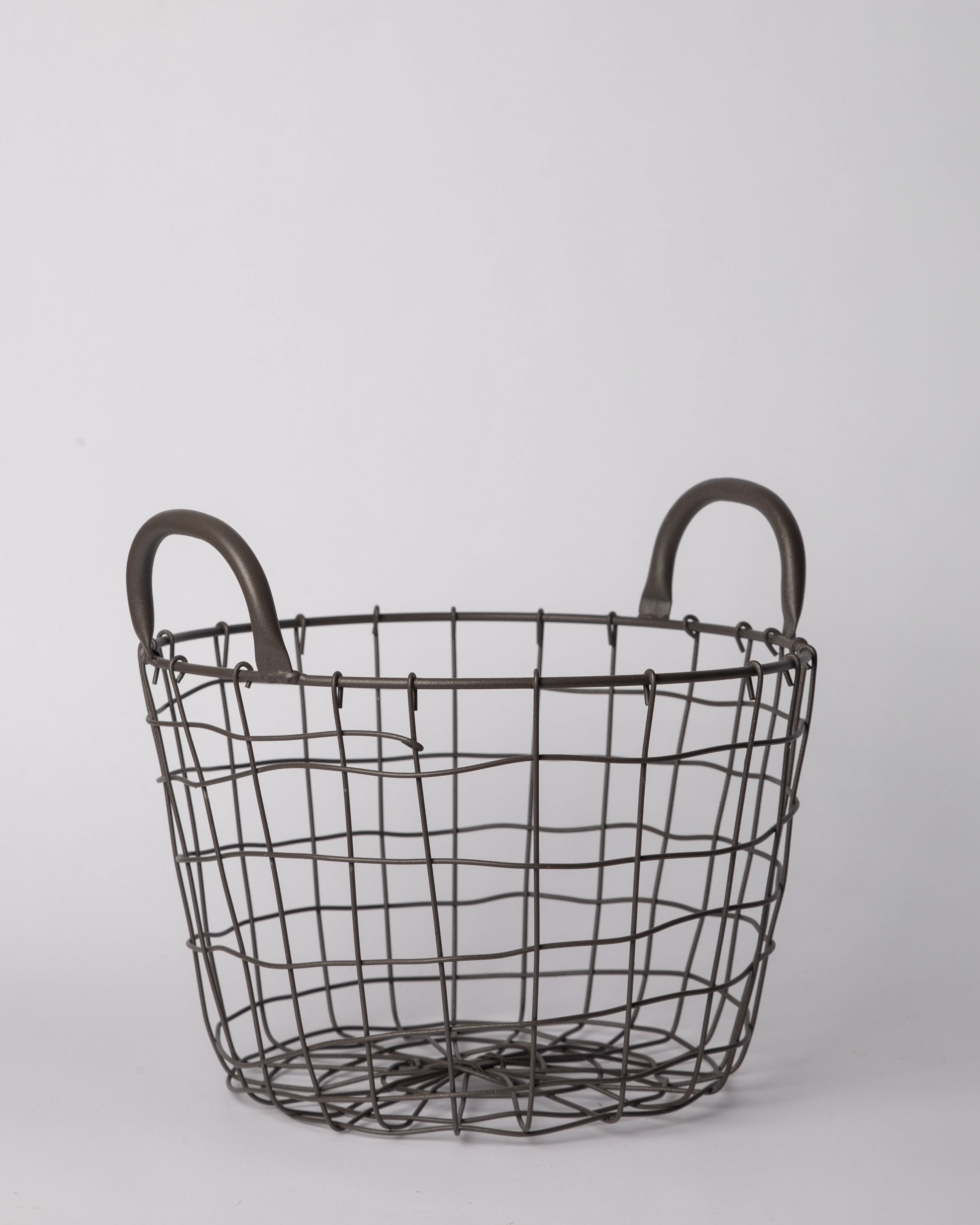 Williston Forge Round Metal Basket | Wayfair