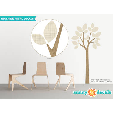 Sunny Decals 2 Piece Modern Pine Tree Wall Decal Set | Wayfair
