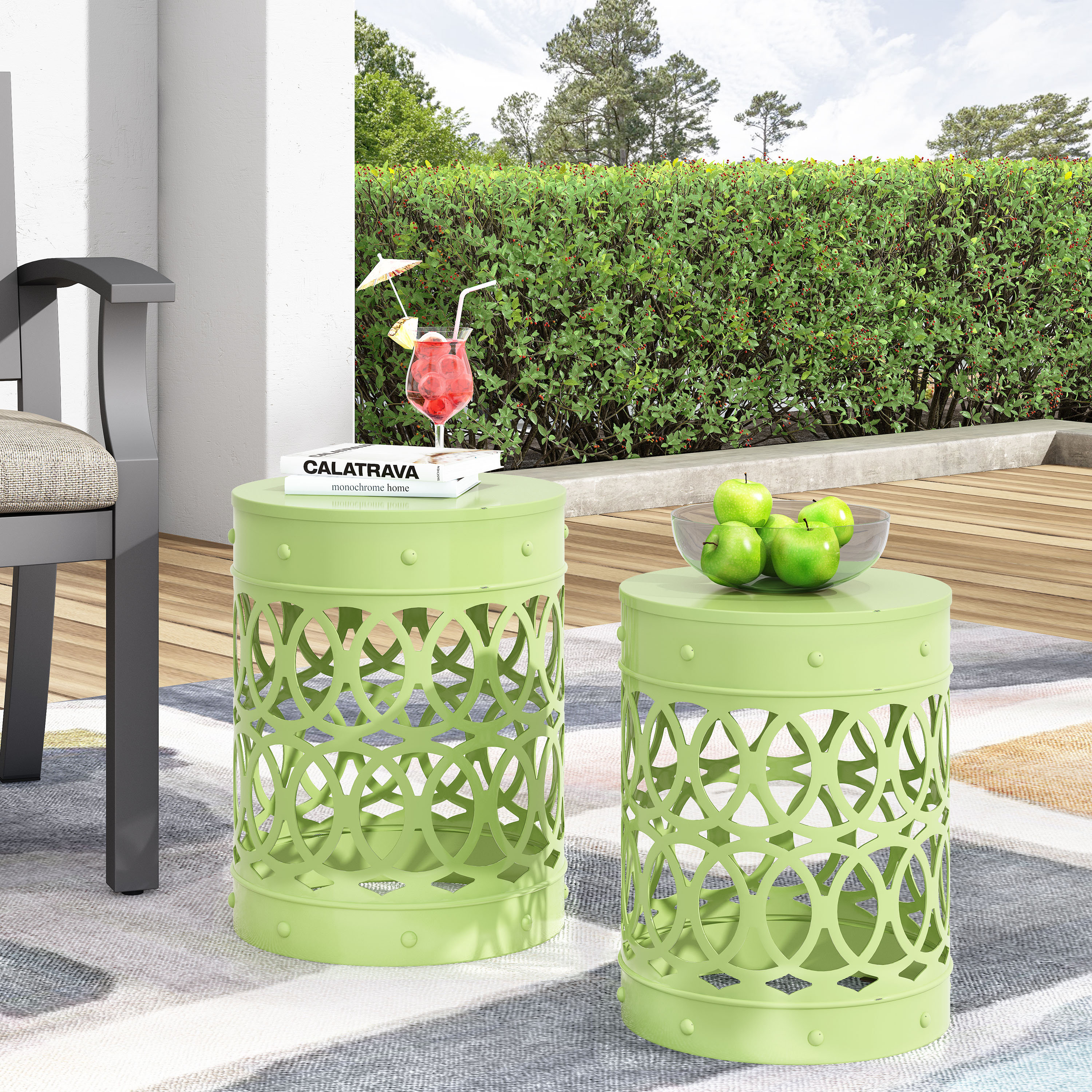crutchfield metal side table
