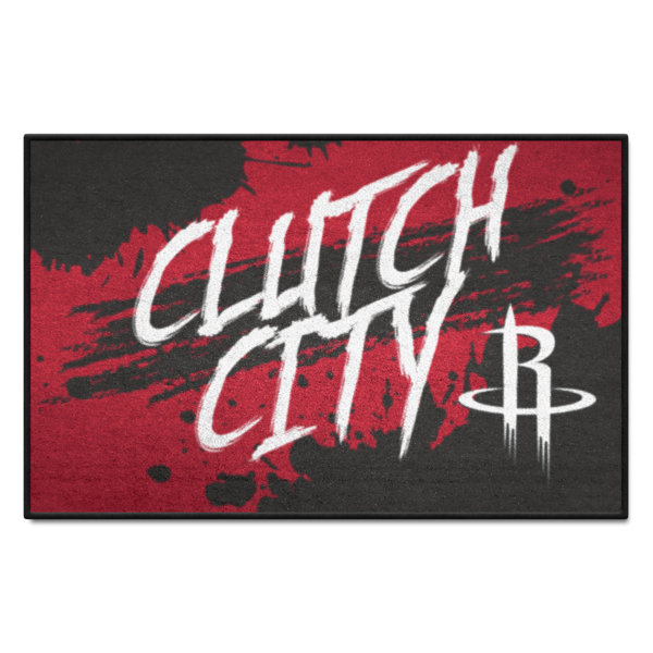 FANMATS Houston Rockets Slogan Starter Mat Accent Rug | Wayfair