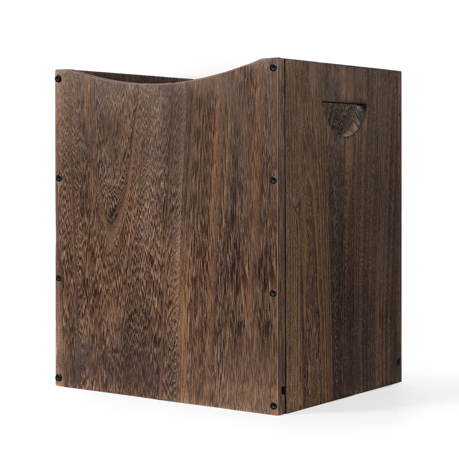 BTY 5.3 Gallons Solid Wood Open Waste Basket | Wayfair