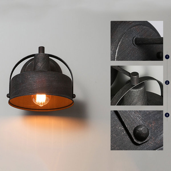 Rosalind Wheeler Hallan Iron Barn Light | Wayfair