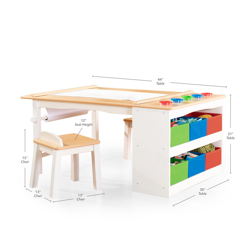 Guidecraft Kids Arts and Crafts Table and Chair Set & Reviews | Wayfair
