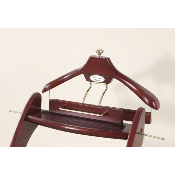 Alcott Hill® Messer Wood Freestanding Valet Stand & Reviews | Wayfair