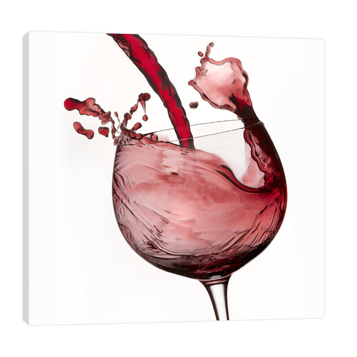 JaxsonRea Red Wine Pour 2 On Canvas by Barry Seidman Photograph ...