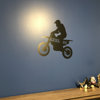 Zoomie Kids Steeves Dirt Bike with Name Personalized Wall Decal ...
