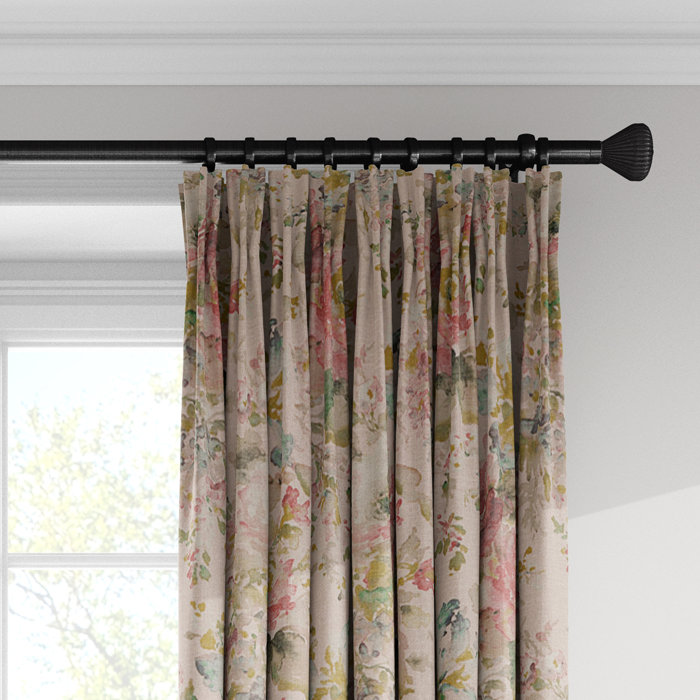 Colcha Linens Gabrielle Linen Room Darkening Curtain Panel | Wayfair