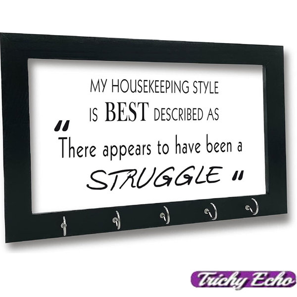 Trichy Echo Funny Rustic Key Hooks | Modern Wall Decor For Entryway ...