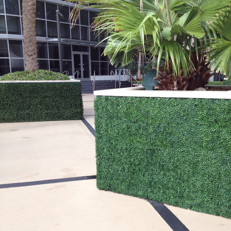 GreenSmart Dekor 1.5 ft. H x 1.5 ft. W Artificial Ficus Fence Panel ...