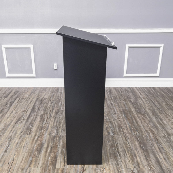 FixtureDisplays MDF Wood Podium Church Pulpit School Lectern Conference ...