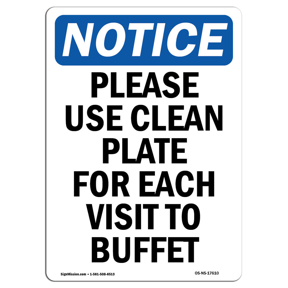 SignMission Please Use Clean Plate For Each Sign | Wayfair