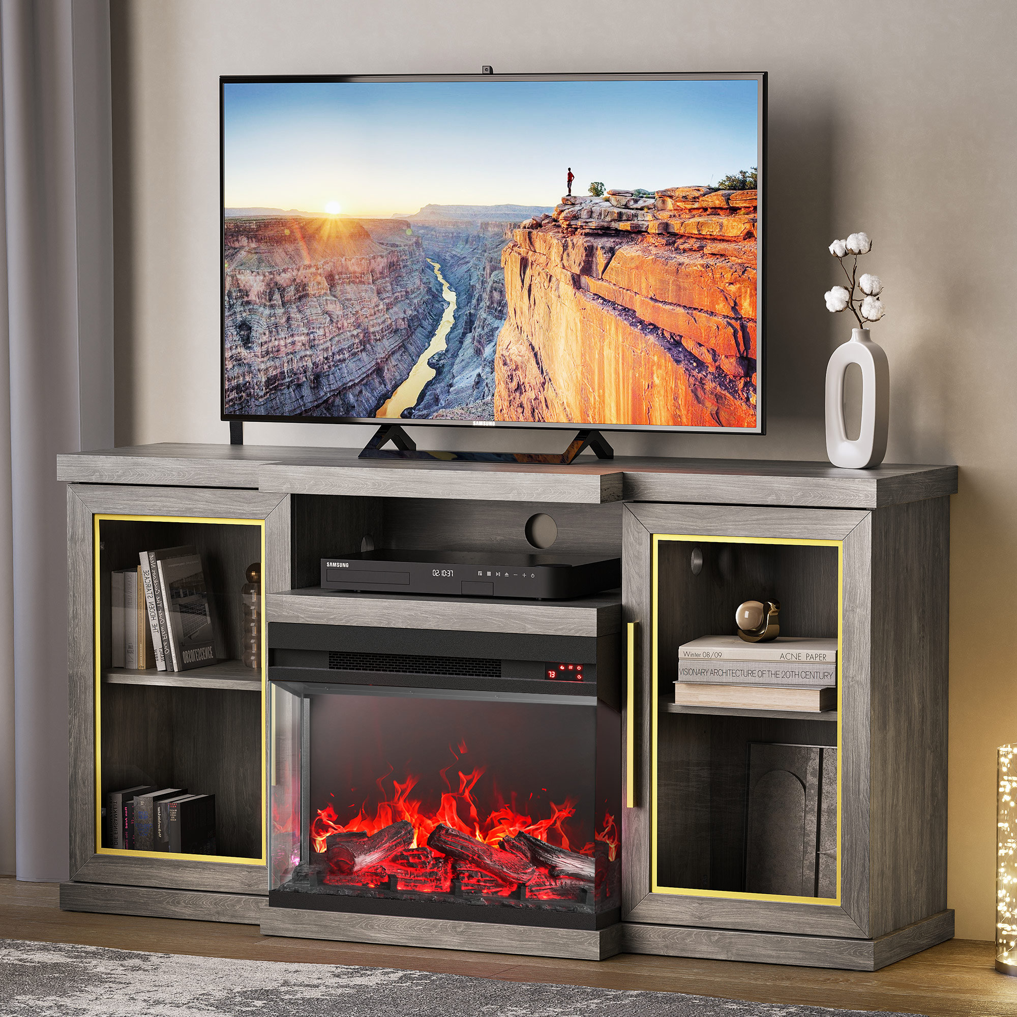 Latitude Run® 57'' Media Console | Wayfair