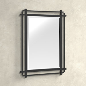 Birch Lane™ Josie Rectangle Metal Wall Mirror & Reviews | Wayfair