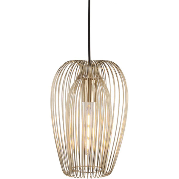 Canora Grey Wired Metal Suspension Lucid Gold 33 Cm | Wayfair.co.uk