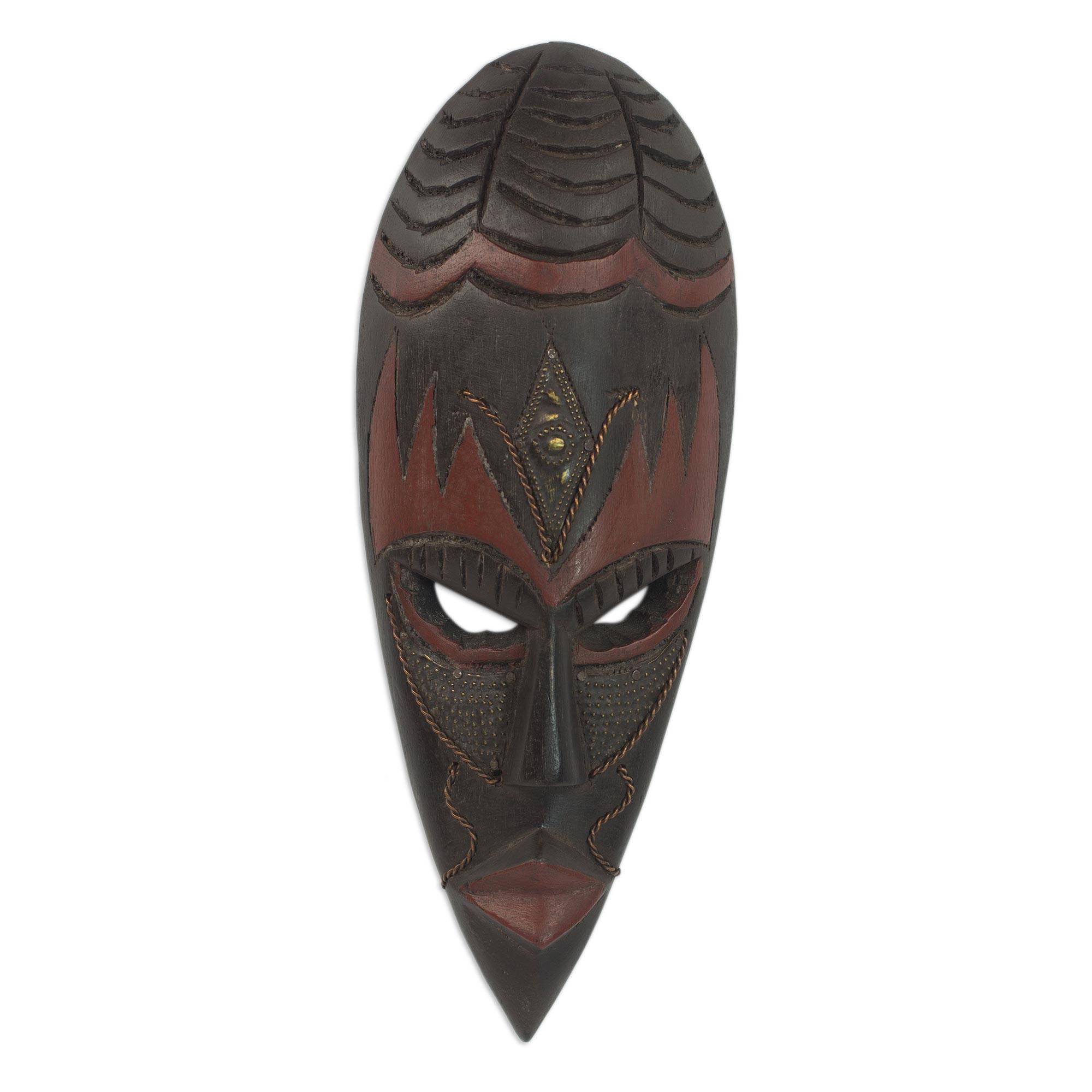 Bungalow Rose Ethiopian Spider African Wood Mask | Wayfair