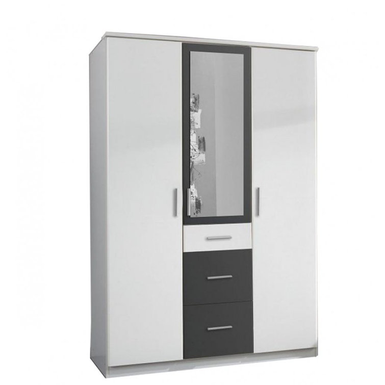 Ebern Designs Herberto 2 Door Manufactured Wood Wardrobe | Wayfair.co.uk