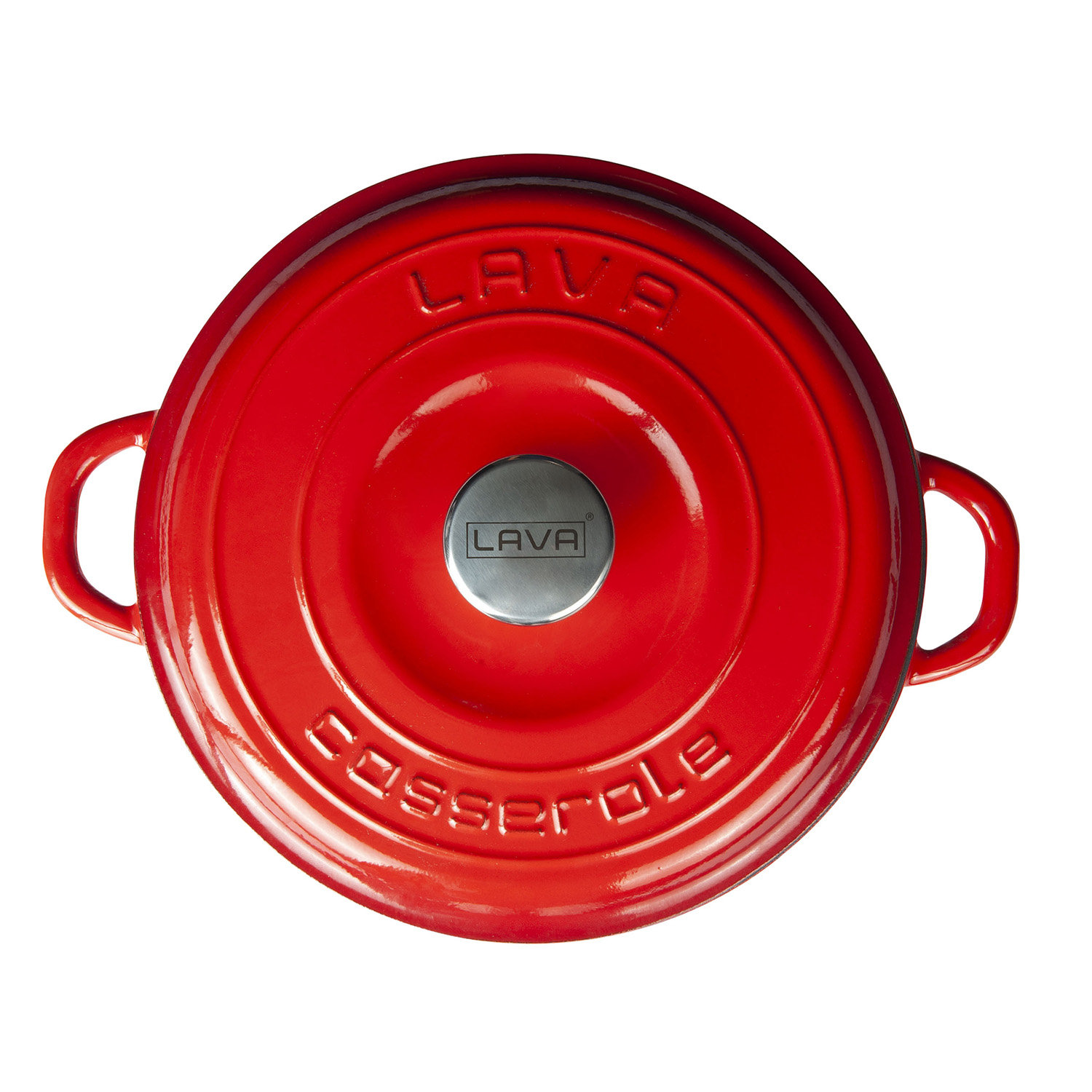 LAVA CAST IRON Lava Enameled Cast Iron Dutch Oven 4.75 Qt. Round ...