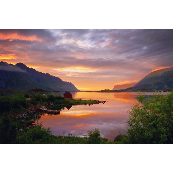 Highland Dunes Sunset In Lofoten - Wrapped Canvas Photograph | Wayfair