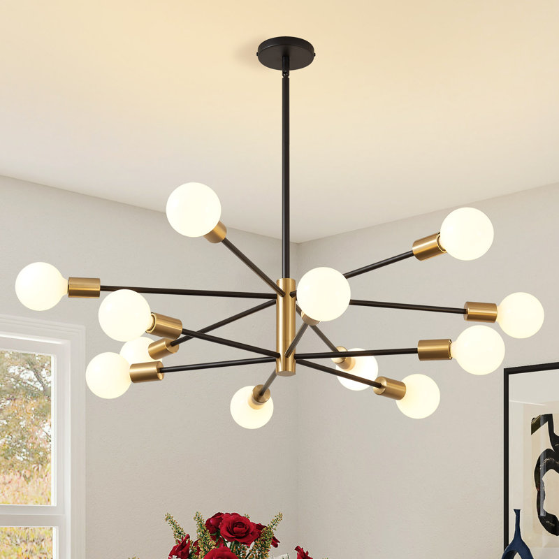 George Oliver Croner 12 - Light Dimmable Sputnik Modern Linear ...