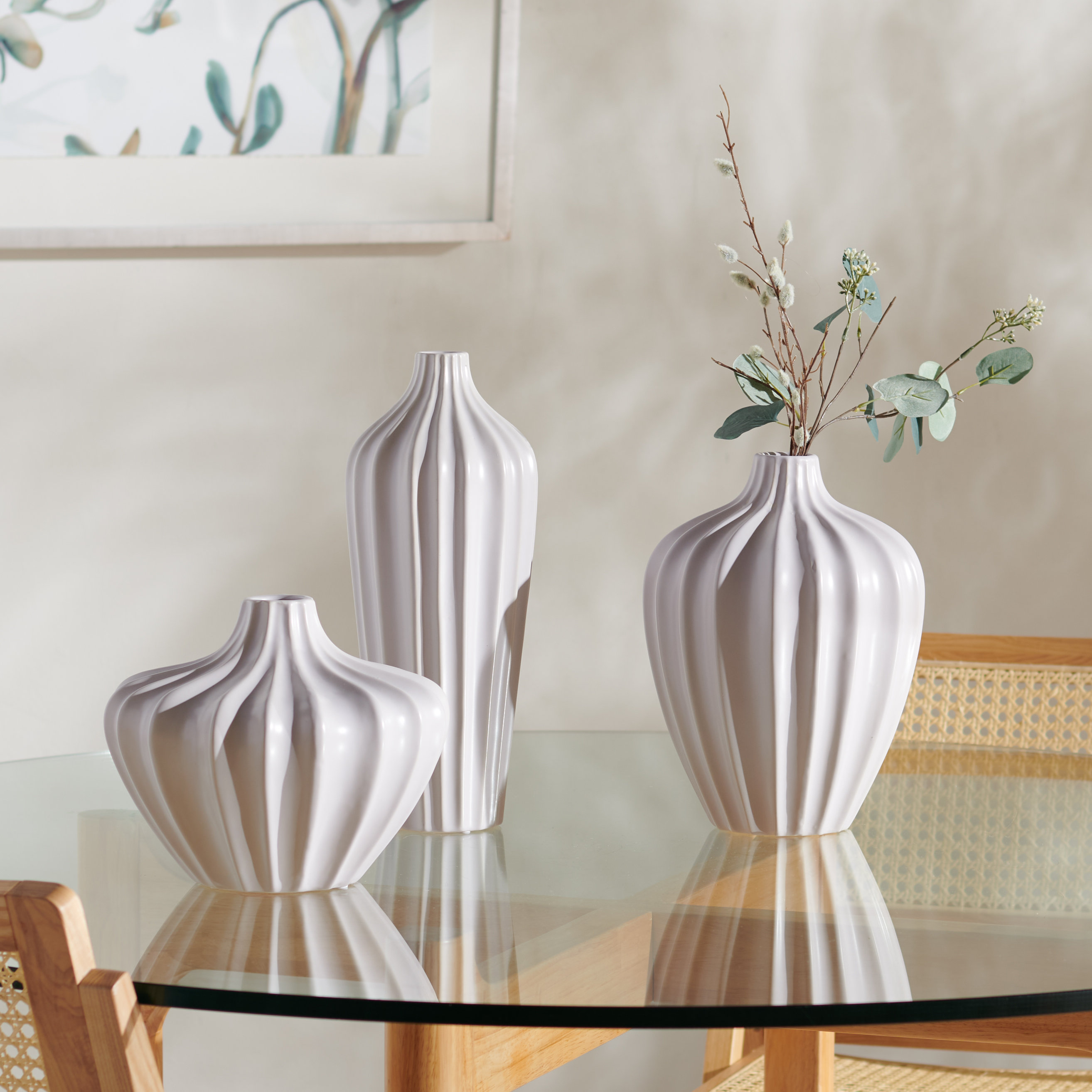Ivy Bronx Abinabi Handmade Ceramic Table Vase | Wayfair