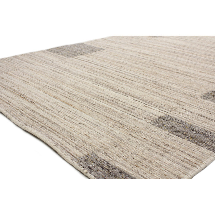 Raisa Handmade Wool Beige/Brown Rug & Reviews | Joss & Main