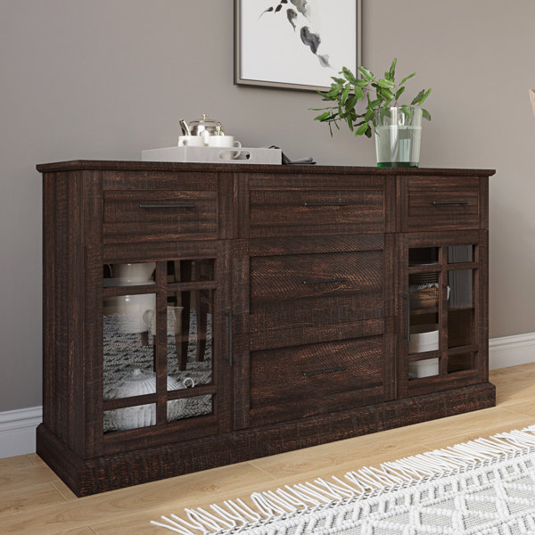 August Grove® Annest 58" Wide 3 Drawer Sideboard | Wayfair