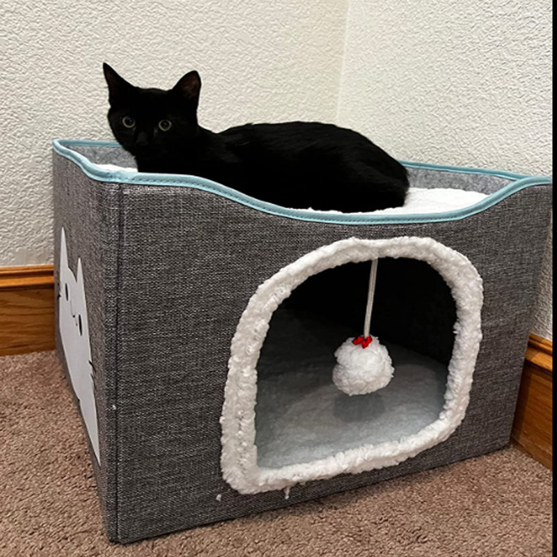 Tucker Murphy Pet™ Chabak Square Cat Bed | Wayfair