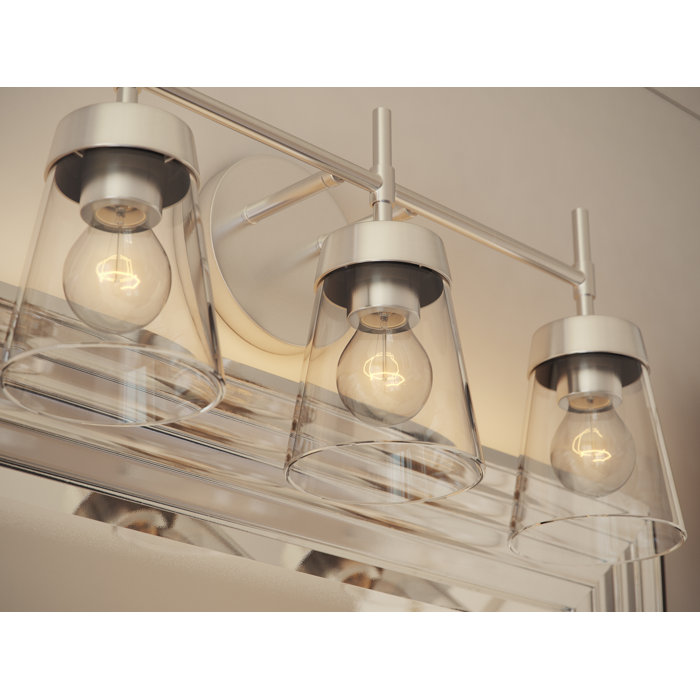 Wade Logan® Kaylin 3 - Light Dimmable Vanity Light & Reviews | Wayfair