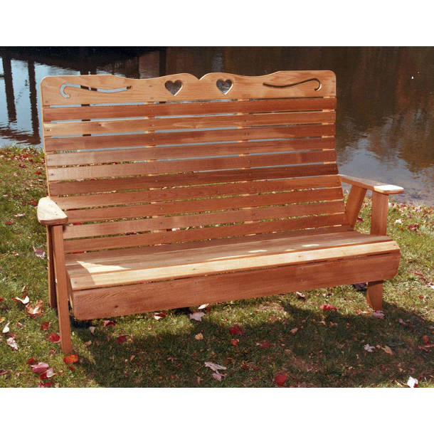 Creekvine Designs Cedar Benches Cedar Outdoor Bench | Wayfair