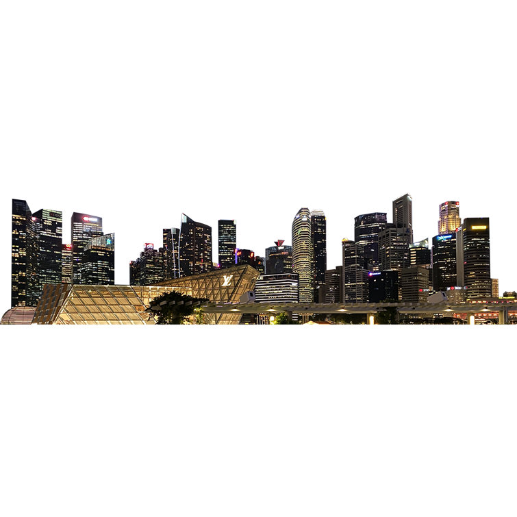Wet Paint Printing Singapore Skyline Cardboard Standup | Wayfair
