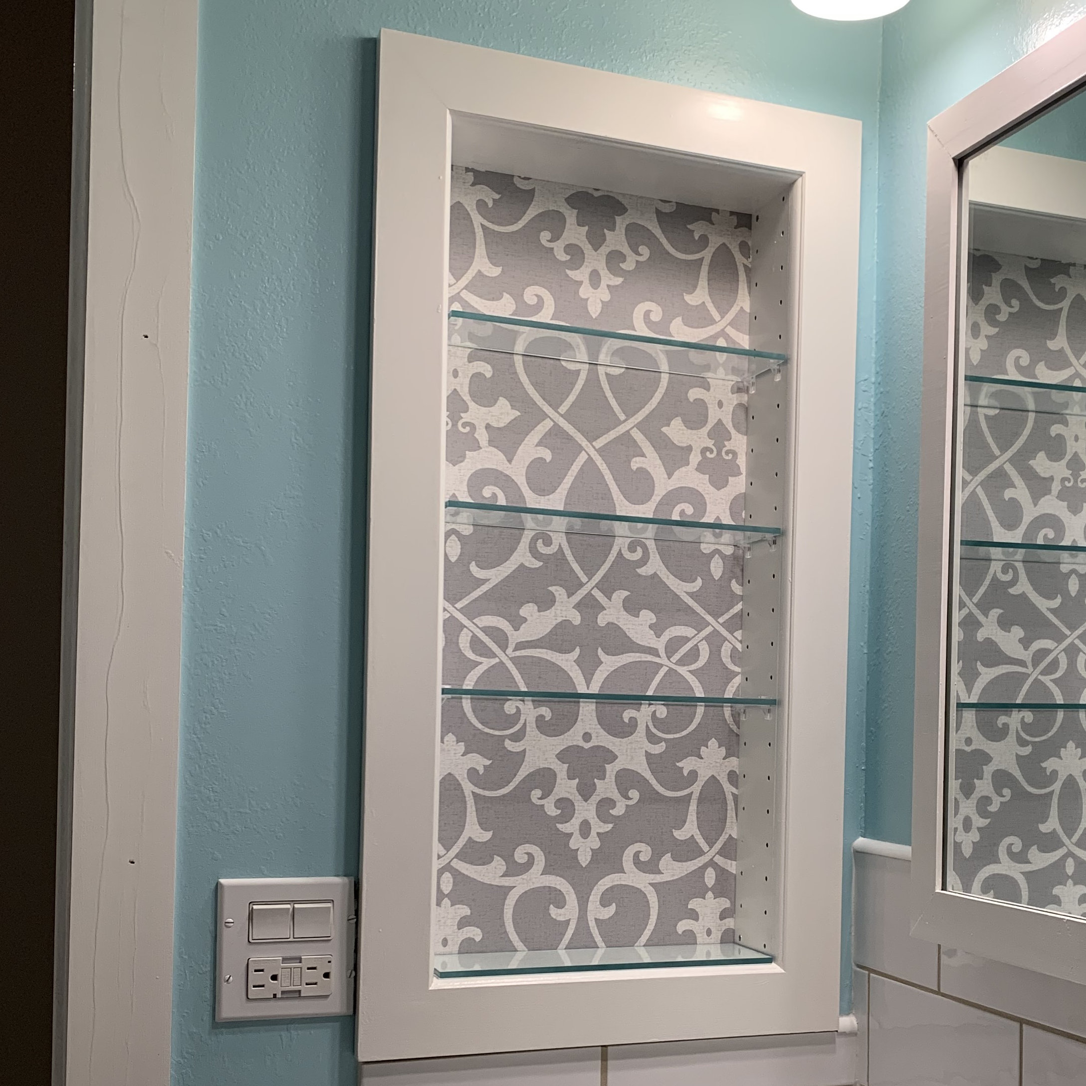 Timber Tree Cabinets Durango 4 Piece Solid Wood Recessed Wall Shelf ...